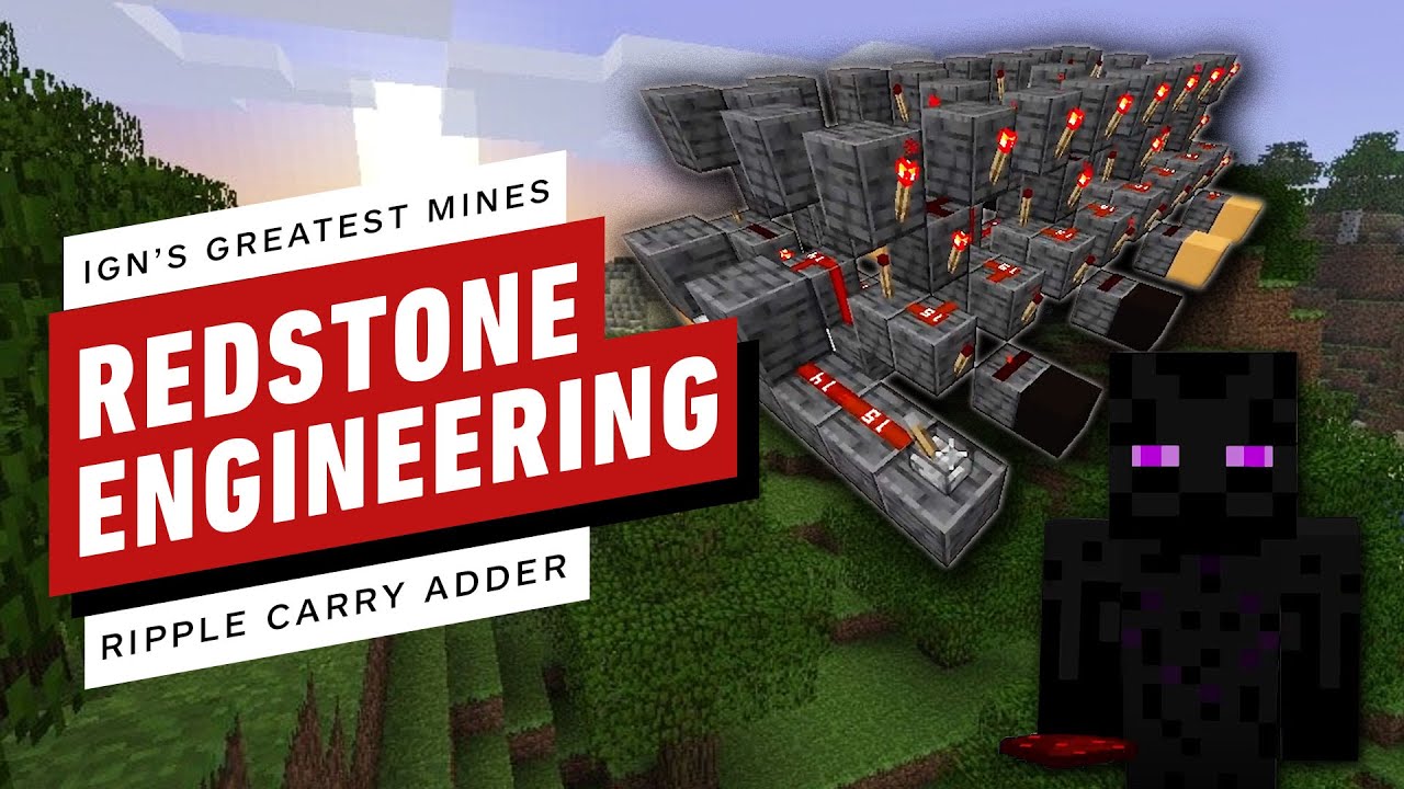 Build a Ripple Carry Adder in Minecraft (Ft. WildEngineering) - Intent ...
